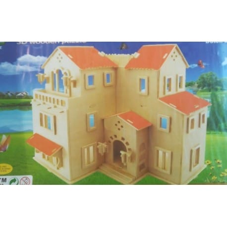 G-J053 Dutch Style Villa 3d Puzzle - M2